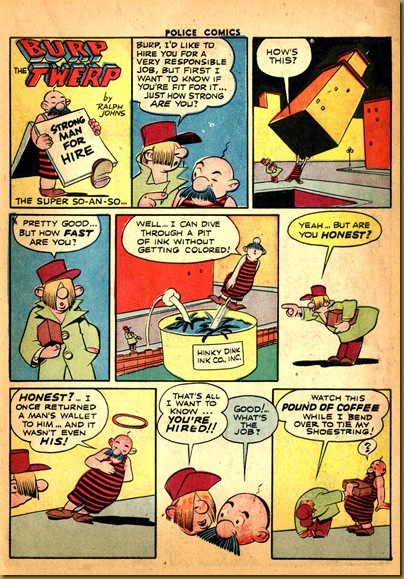 Cole's Comics: Eight New Insignificant Eructations: Burp the Twerp